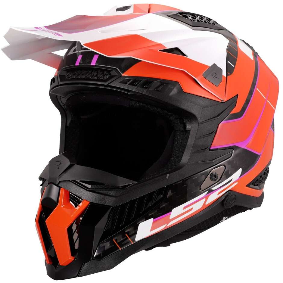 LS2 MX703 X-FORCE GALUO Cross Enduro Motorradhelm Orange Online-Verkauf ...
