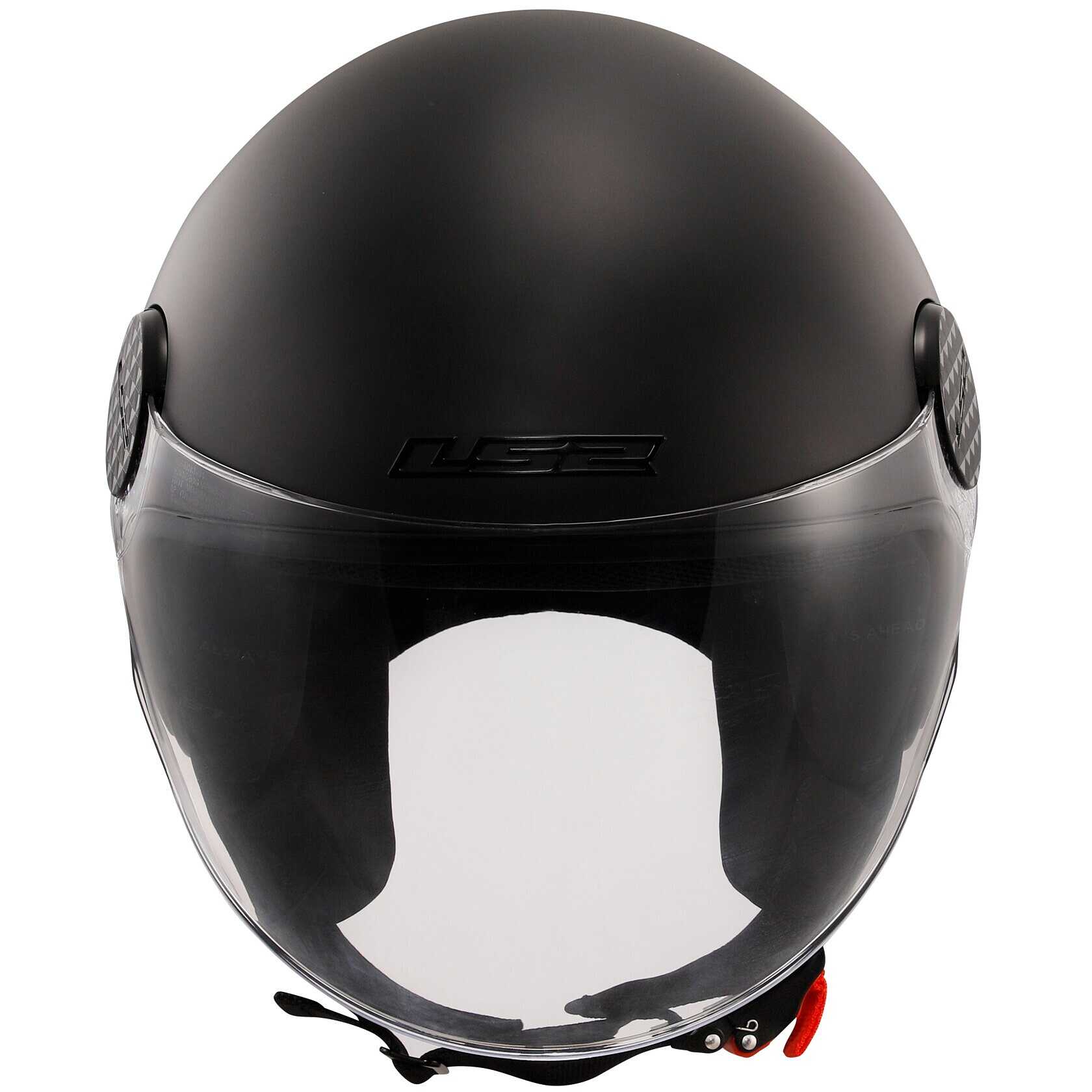 Ls2 OF558 SPHERE LUX 2 SOLID Matt Black Motorcycle Jet Helmet For Sale ...
