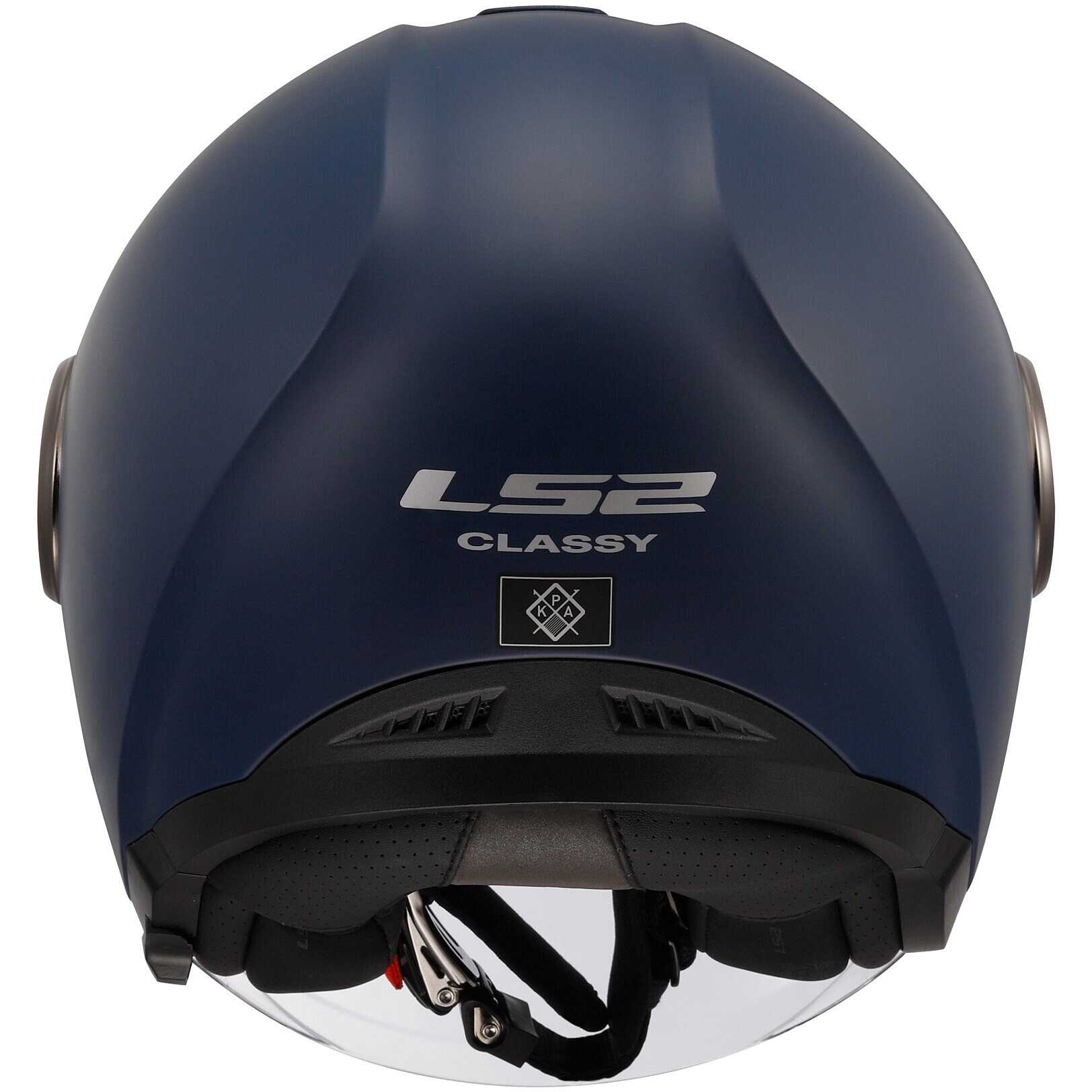 Ls2 OF620 CLASSY SOLID Navy Blue Motorcycle Jet Helmet For Sale Online ...