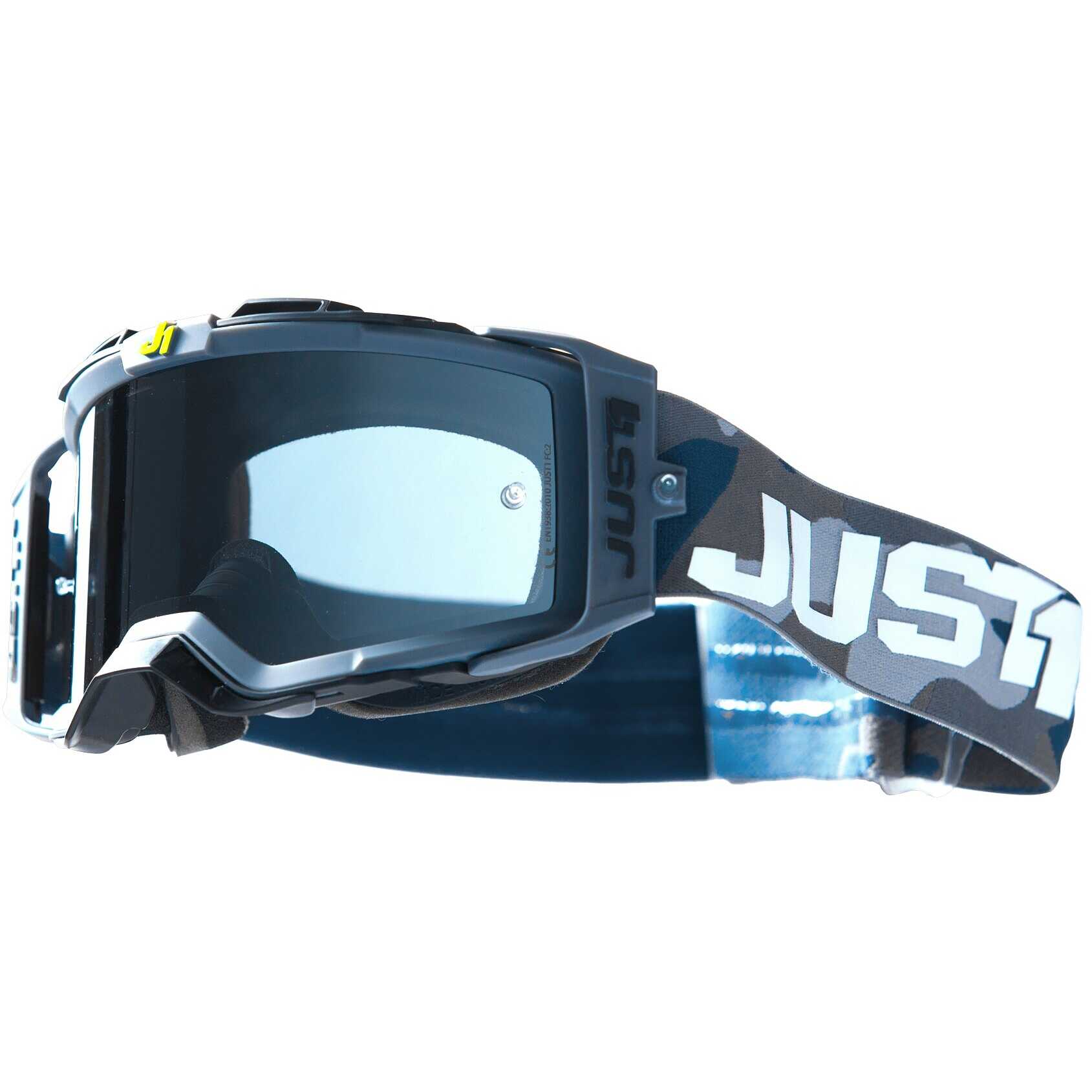 Lunettes Moto Cross Enduro Just1 NERVE Absolute City Camo Silver Mirror ...