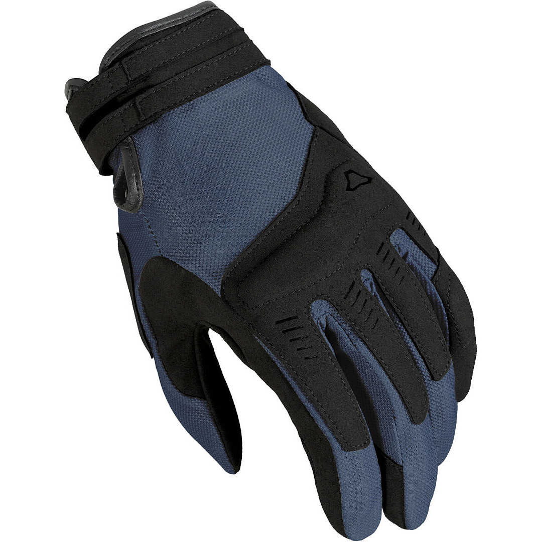Macna Darko Blue Black Motorcycle Gloves For Sale Online - Outletmoto.eu