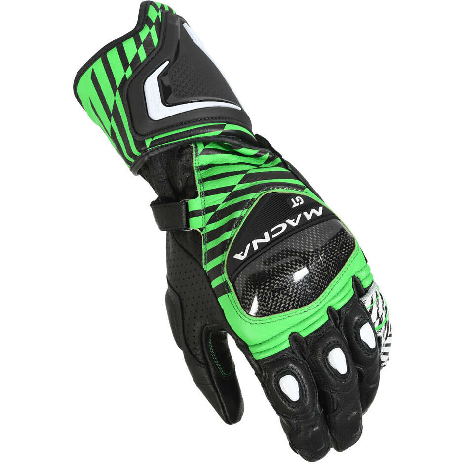 Macna GT Motorcycle Gloves Black Green For Sale Online - Outletmoto.eu