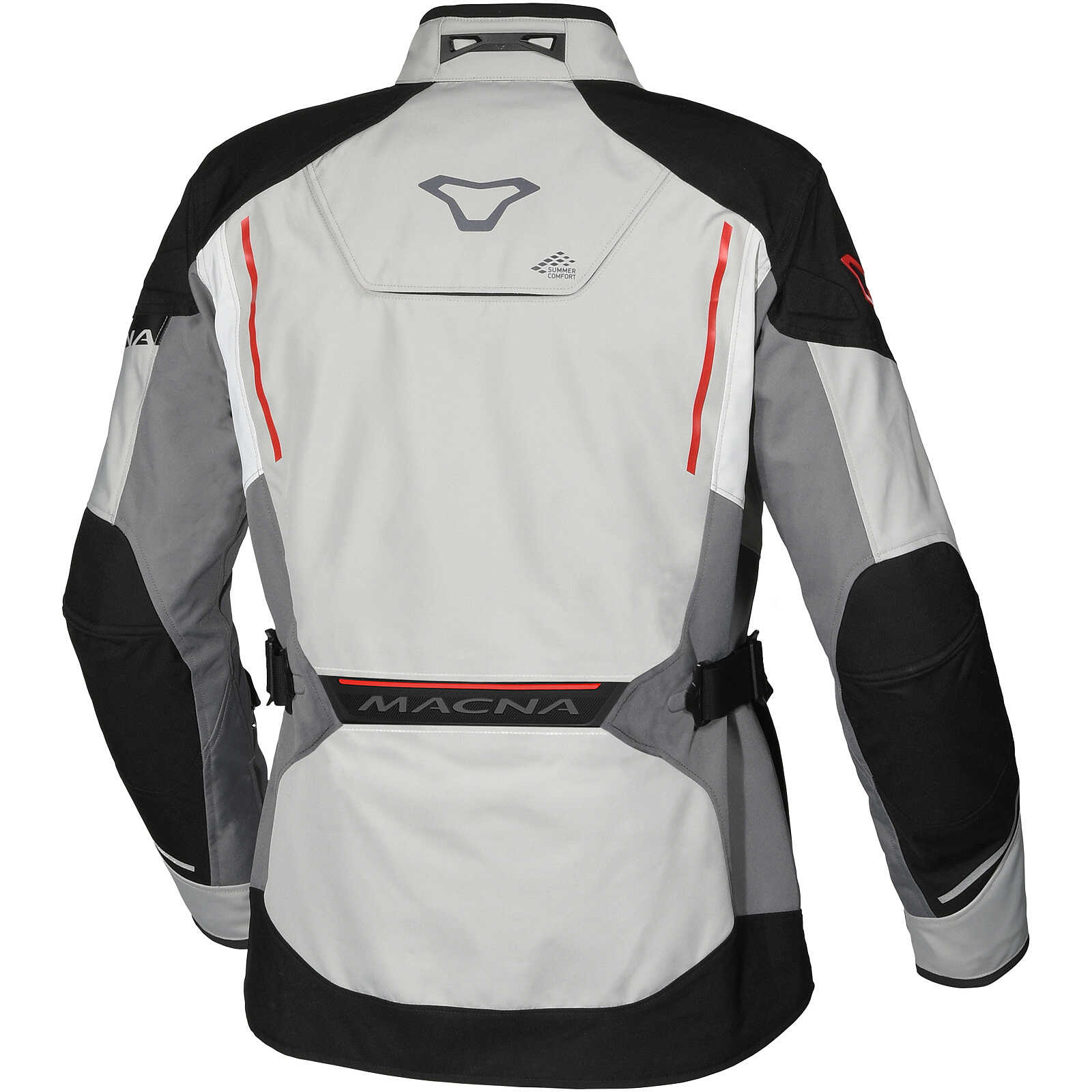Macna Mundial Motorcycle Jacket Grey Black Red For Sale Online ...