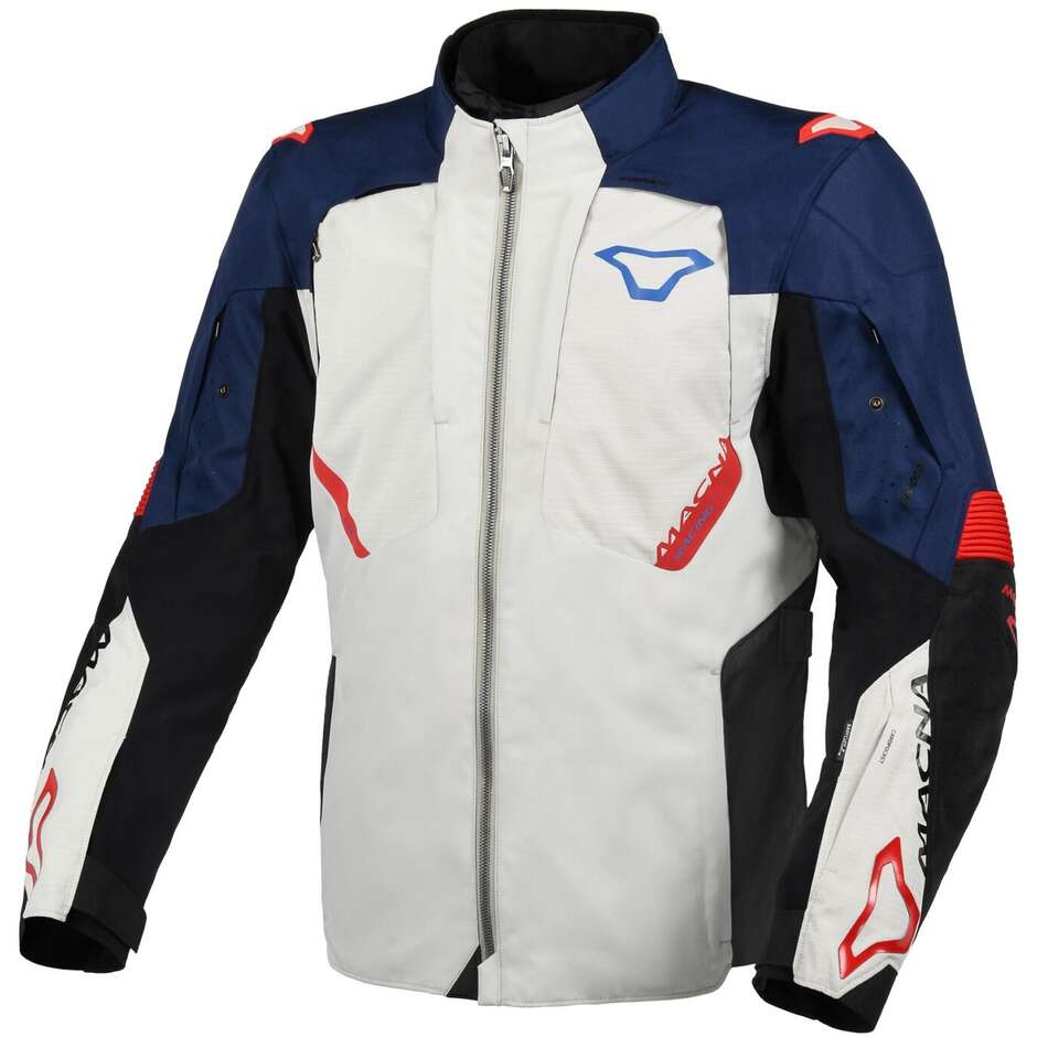 Macna Notch Light Motorcycle Jacket Grey Blue Red For Sale Online ...