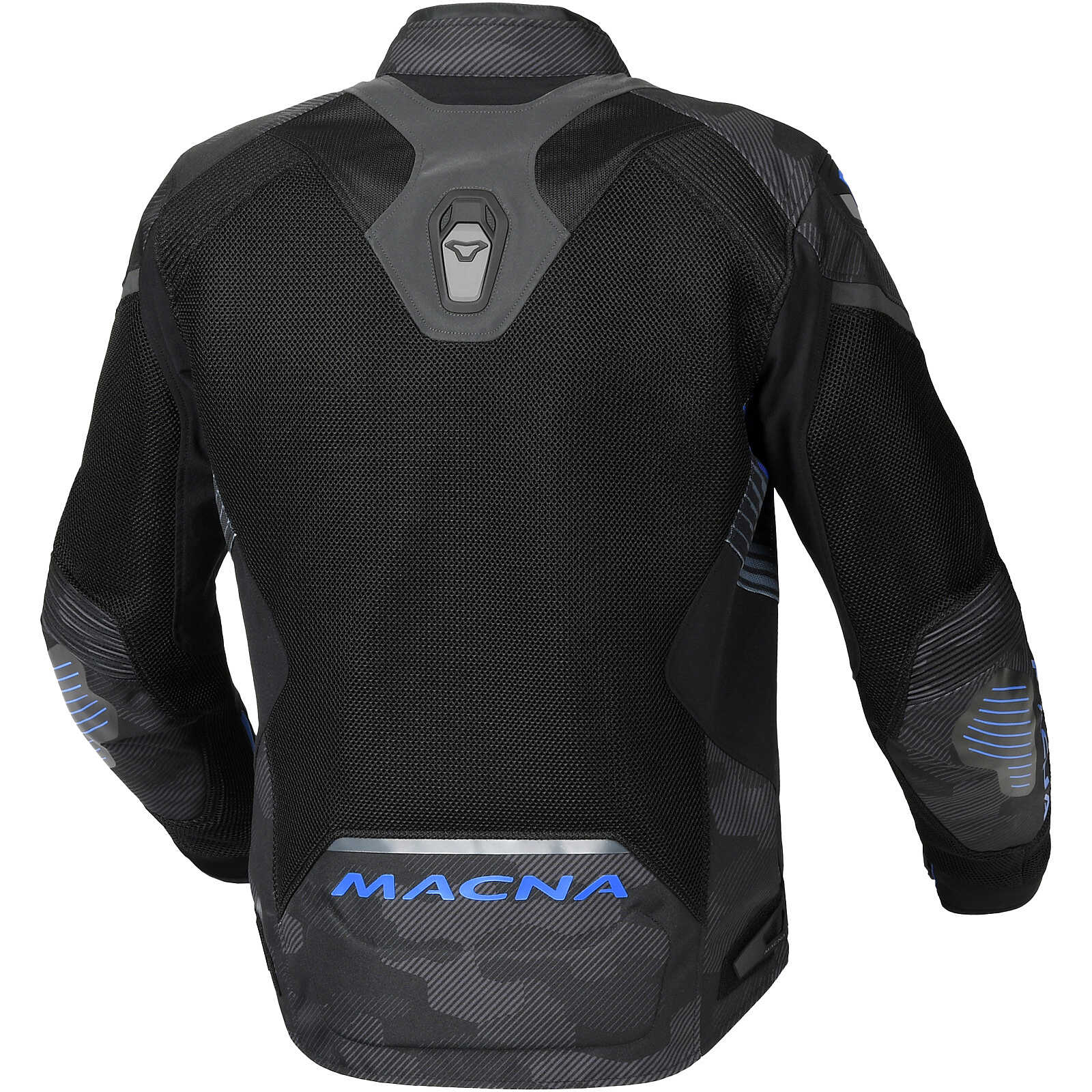 Macna Novic Motorcycle Jacket Black Grey Camo Blue For Sale Online ...