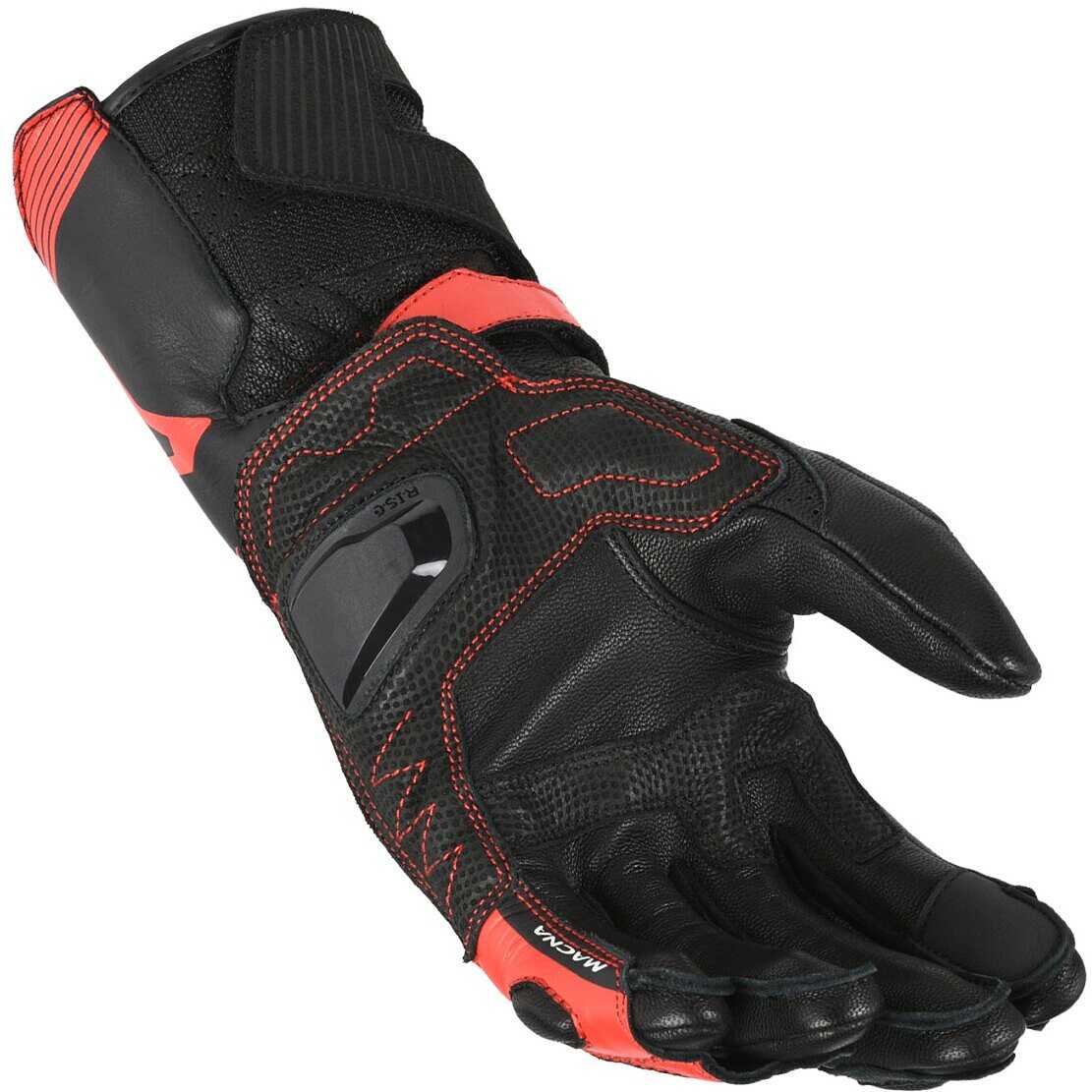 Macna Thandor Motorcycle Gloves Black Red For Sale Online - Outletmoto.eu