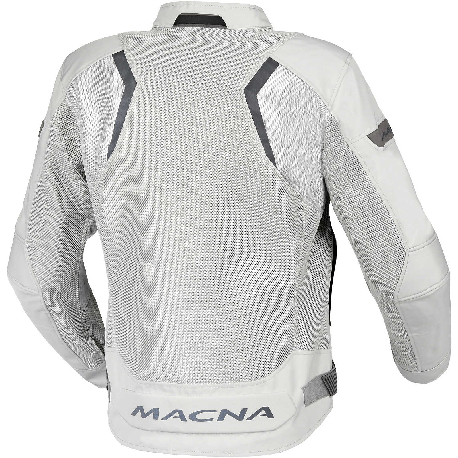 Macna Velotura Light Grey Motorcycle Jacket For Sale Online - Outletmoto.eu