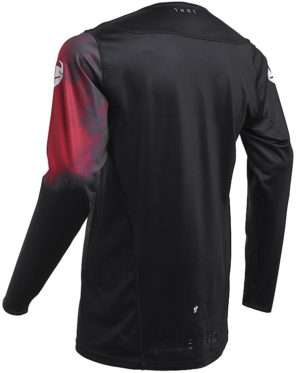 Maglia Moto Cross Enduro Thor PRIME PRO Forsta Nero Rosso Vendita ...