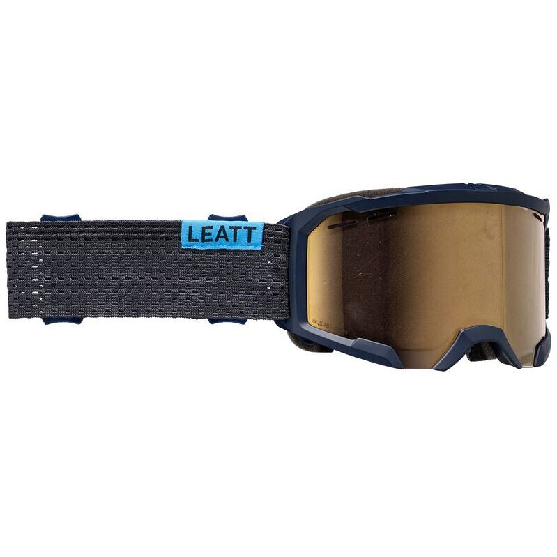 Masque VTT Leatt GOGGLE VELOCITY 4.0 X-FLOW IRIZ BLUE BRONZE UC 68% ...