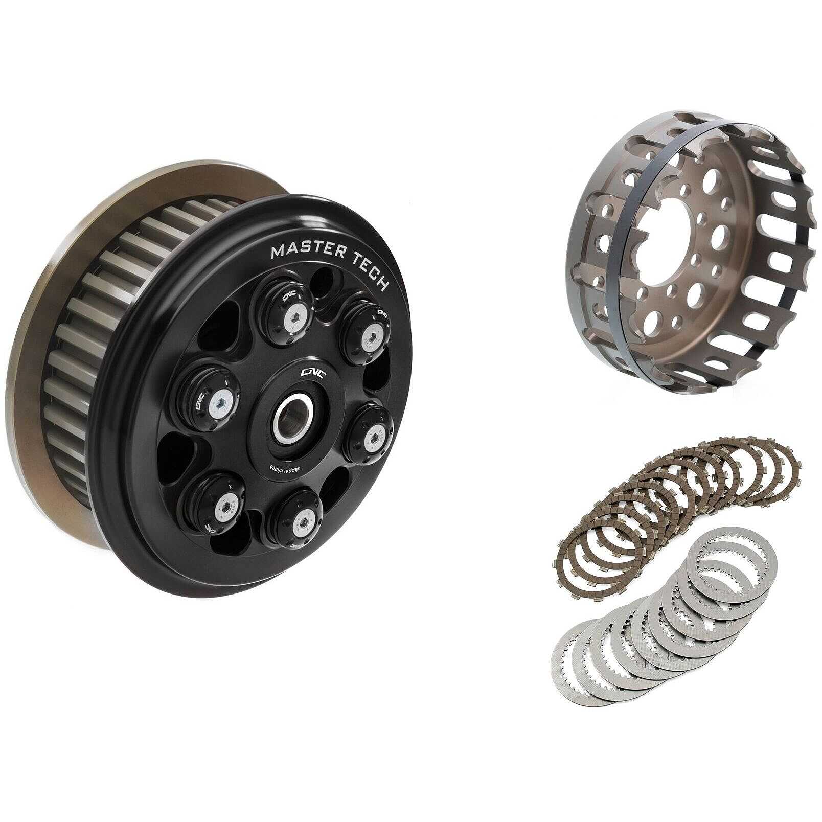 MASTER TECH COMPLETE SLIPPER CLUTCH - 12 TEETH SINTERED CNC Racing ...