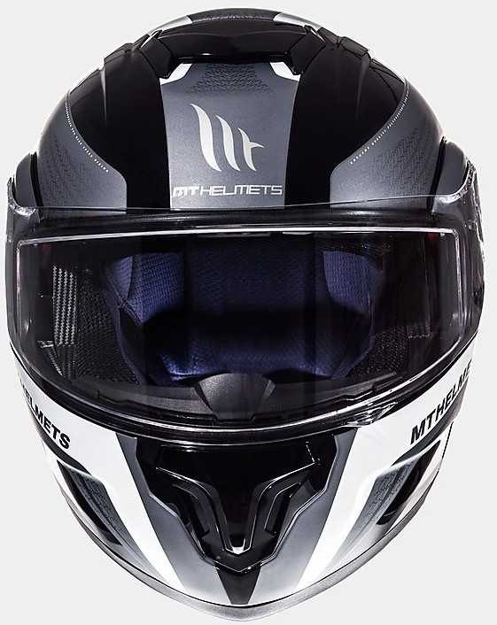 Modular Helm MT Helme ATOM SV Asphalt Schwarz Matt Weiß und Glänzend ...
