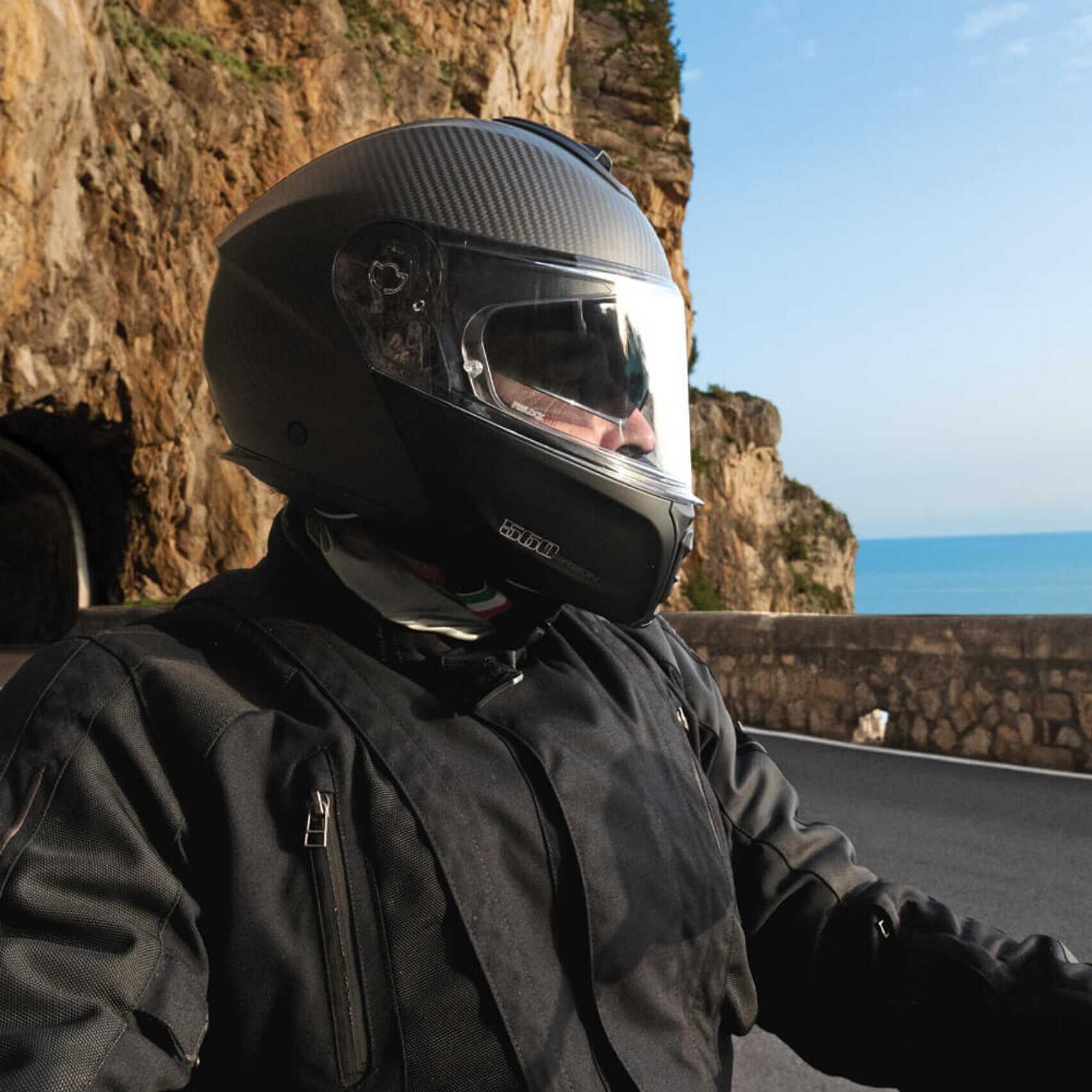 Modular Motorcycle Helmet CGM 560C MAD PRO Carbon Matt Black For Sale ...