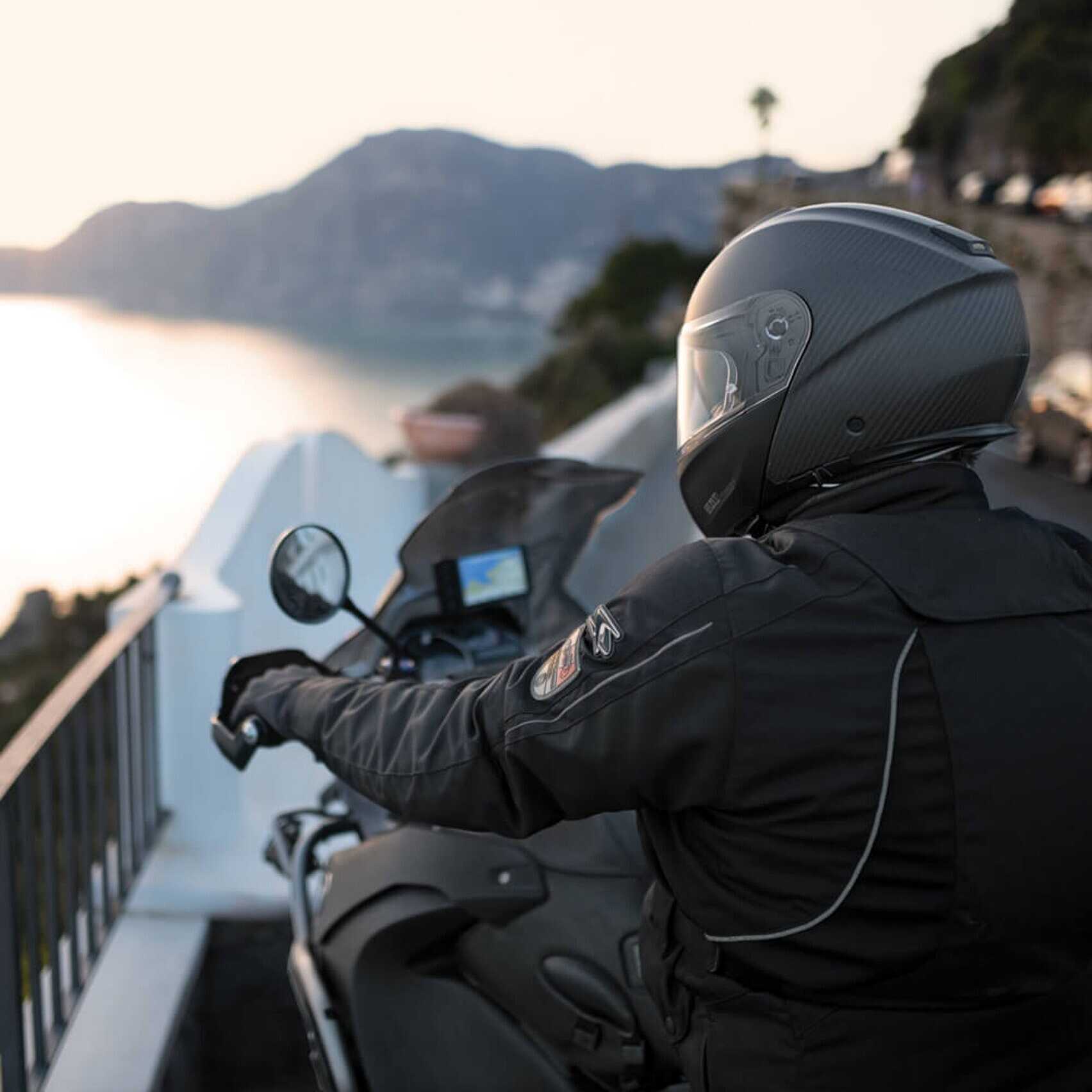 Modular Motorcycle Helmet CGM 560C MAD PRO Carbon Matt Black For Sale ...