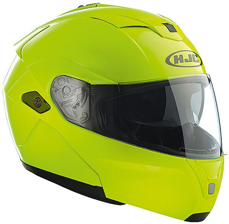 Modular Motorcycle Helmet HJC Sunroof SYMAX III fluorescing For Sale ...