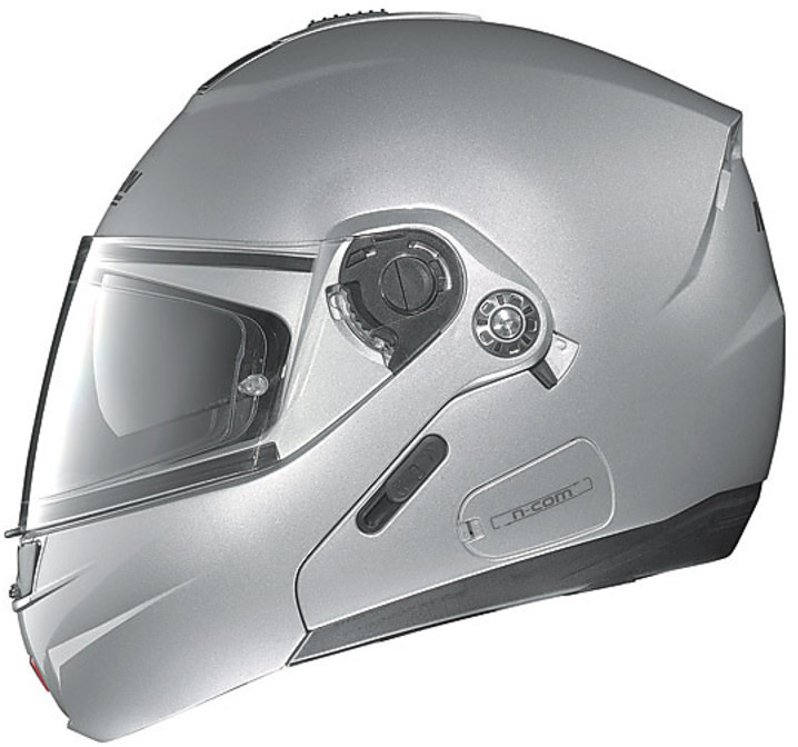 Modular Motorcycle Helmet Nolan N91 Special NCOM Silver For Sale Online ...