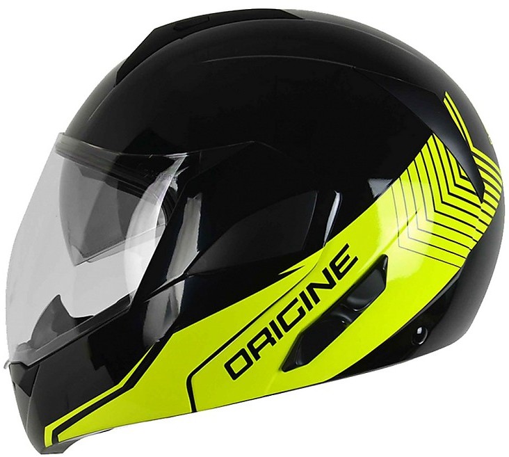 Modular Motorcycle Helmet Origin Riviera Line Black Fluo Yellow For ...