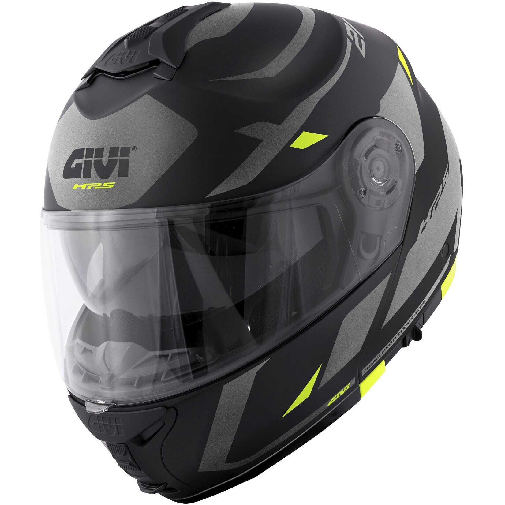 Modular Motorcycle Helmet P/J Givi X.21 EVO NUMBER Black Titanium ...
