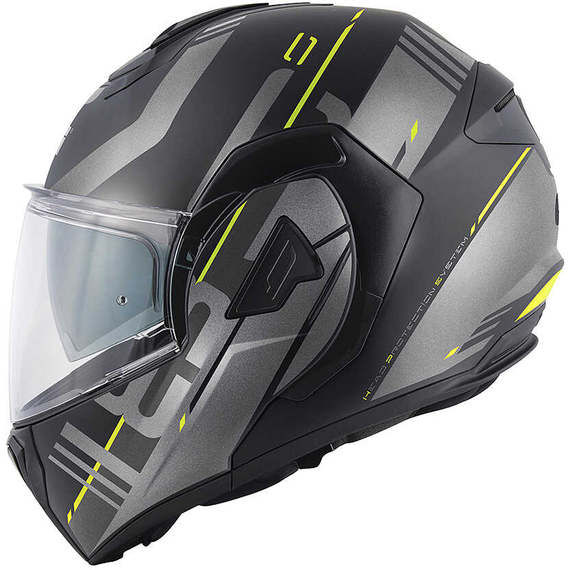 Modular Motorcycle Helmet P/J Givi X30 PULSAR Matt Black Titanium ...