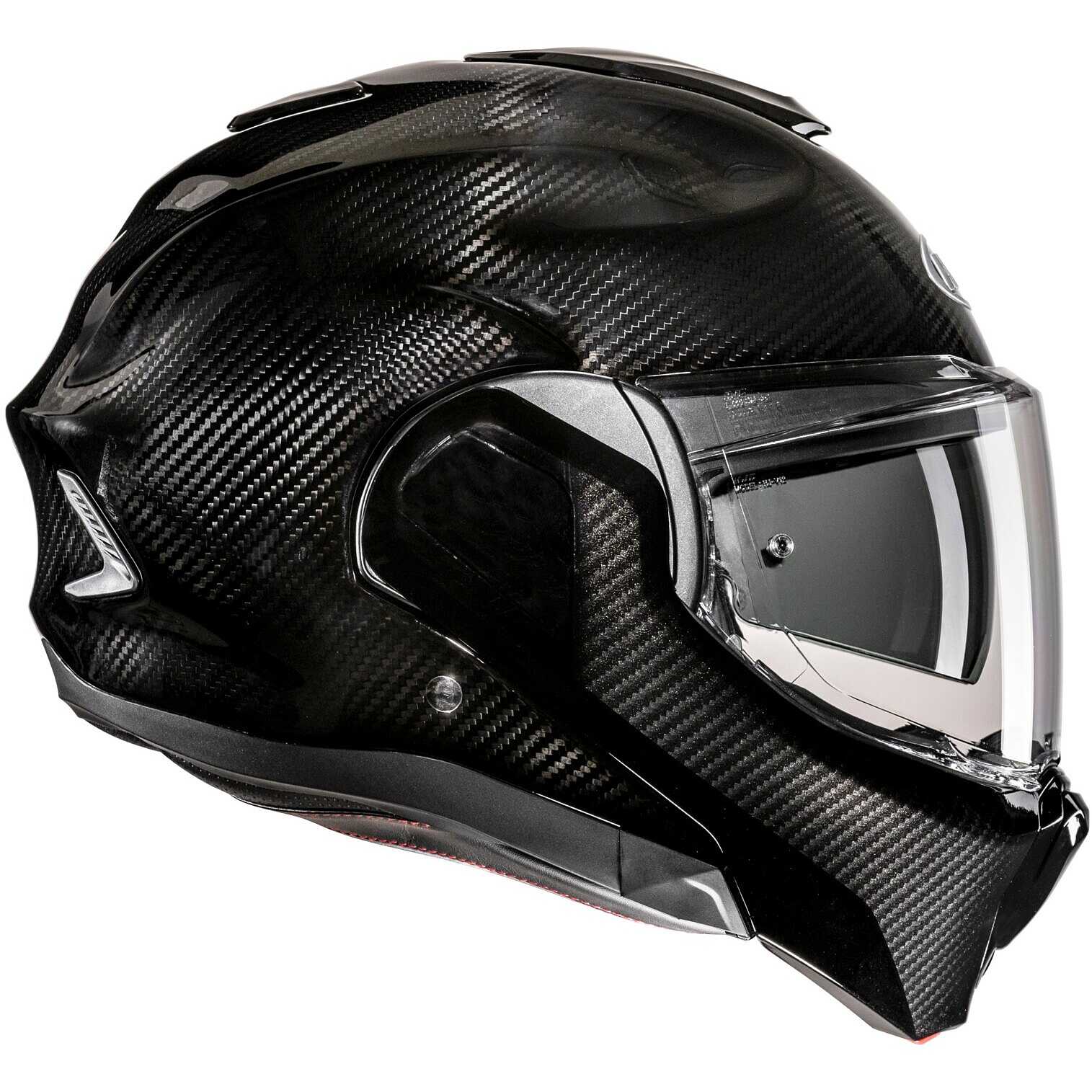 Modular Motorcycle Helmet P/J Hjc F100 CARBON Black For Sale Online ...