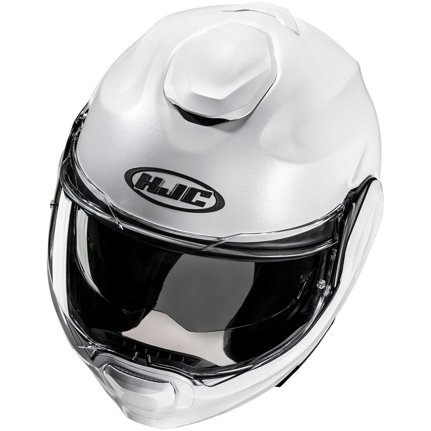 Modular Motorcycle Helmet P/J Hjc F100 Pearl White For Sale Online ...