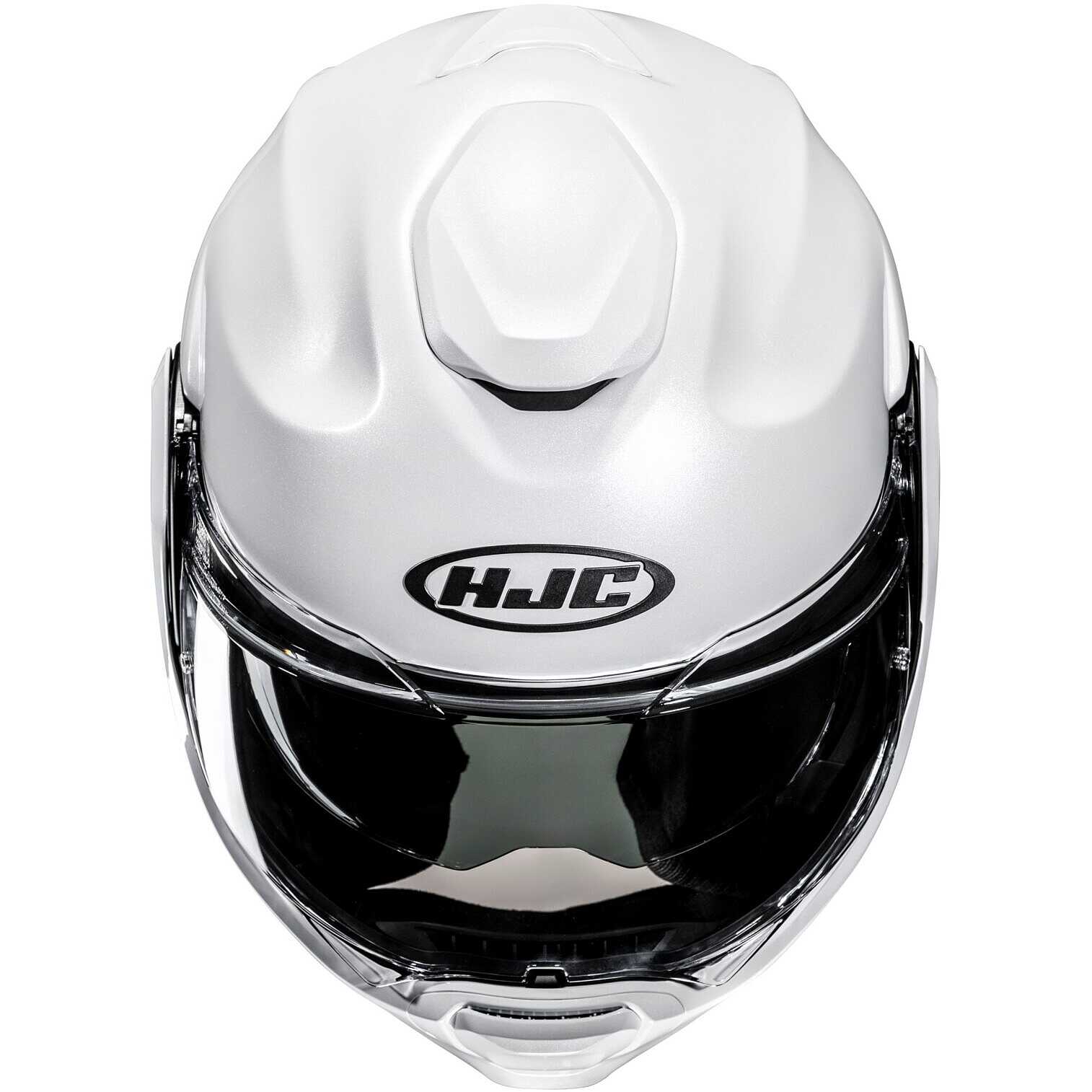 Modular Motorcycle Helmet P/J Hjc F100 Pearl White For Sale Online ...