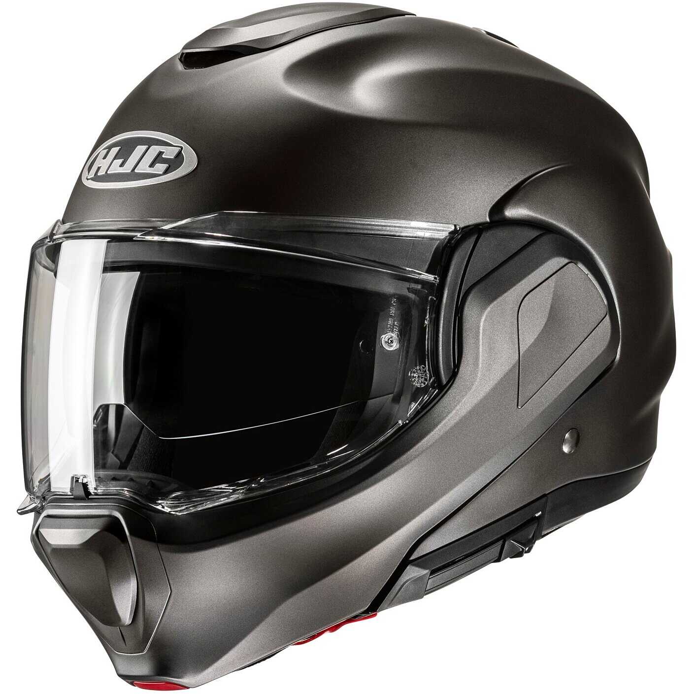 Modular Motorcycle Helmet P/J Hjc F100 Semi Flat Titanium For Sale ...
