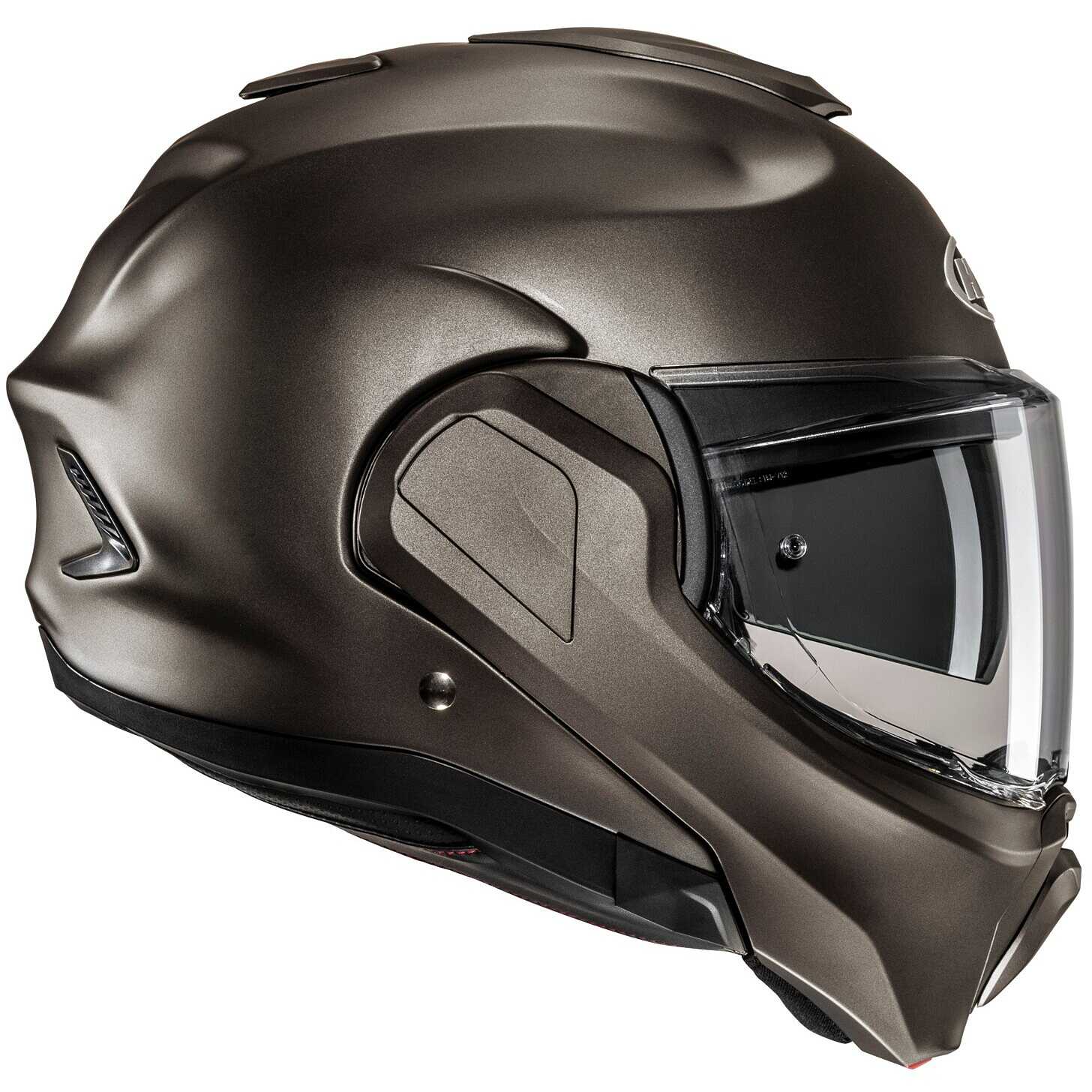 Modular Motorcycle Helmet P/J Hjc F100 Semi Flat Titanium For Sale ...