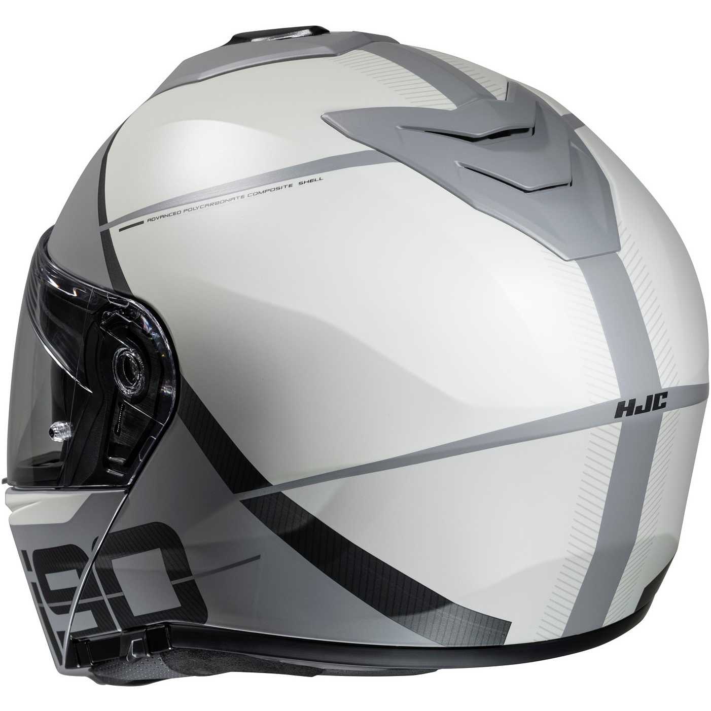 Modular Motorcycle Helmet P / J Hjc i90 MAY MC5SF White Matt Gray For ...
