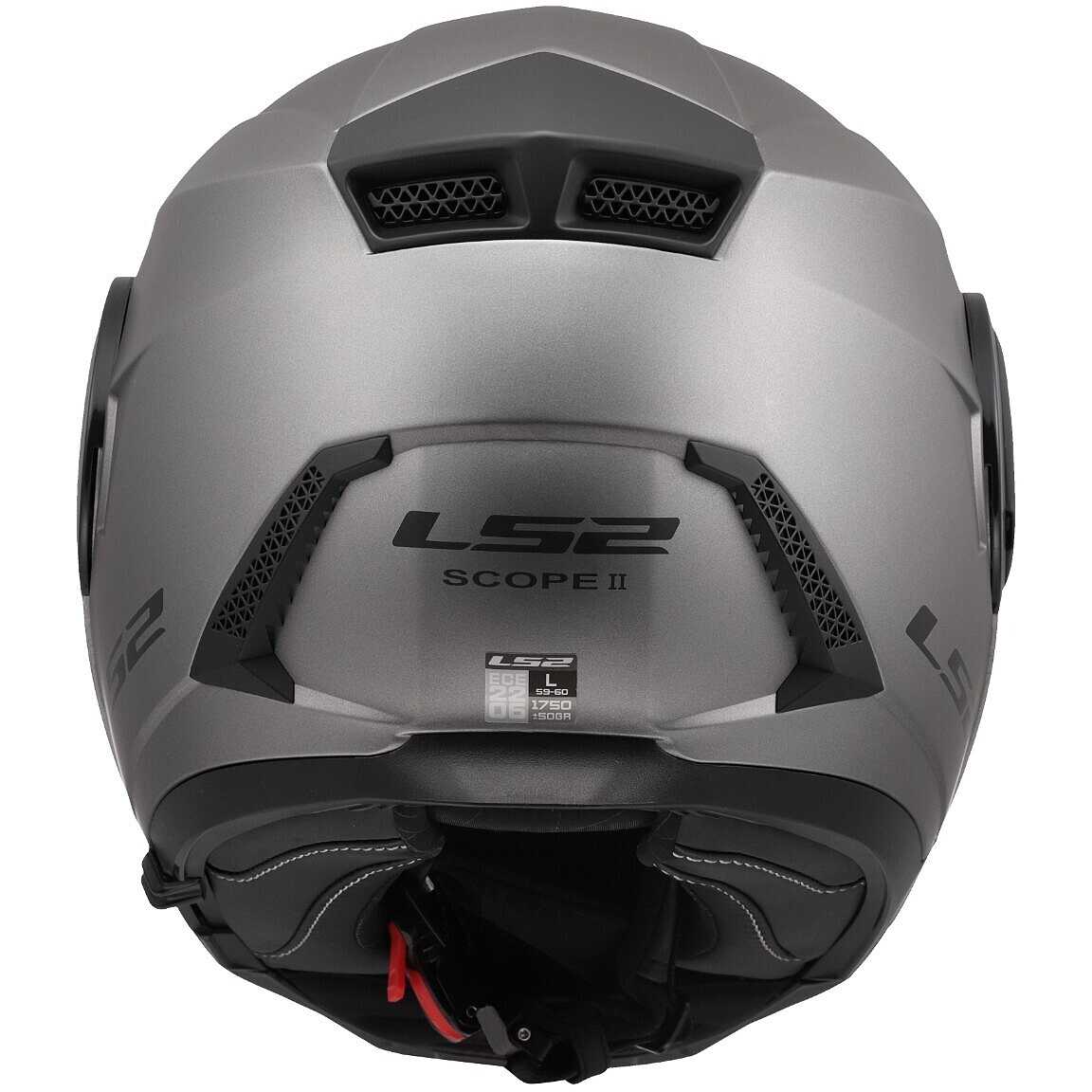 Modular Motorcycle Helmet P/J LS2 FF902 SCOPE II SOLID Matt Titanium ...