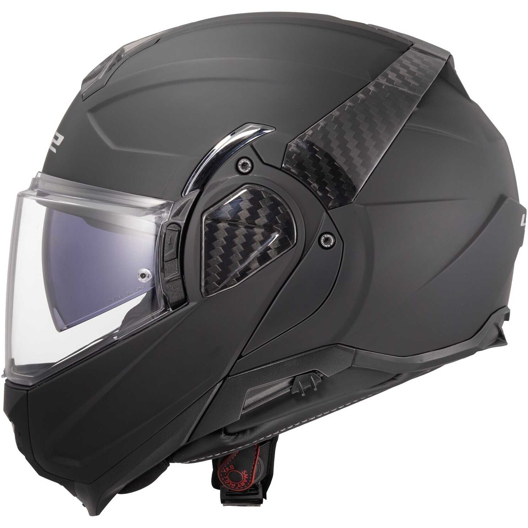 Modular Motorcycle Helmet P/J LS2 FF910 ADVANT II SOLID Matt Black For ...