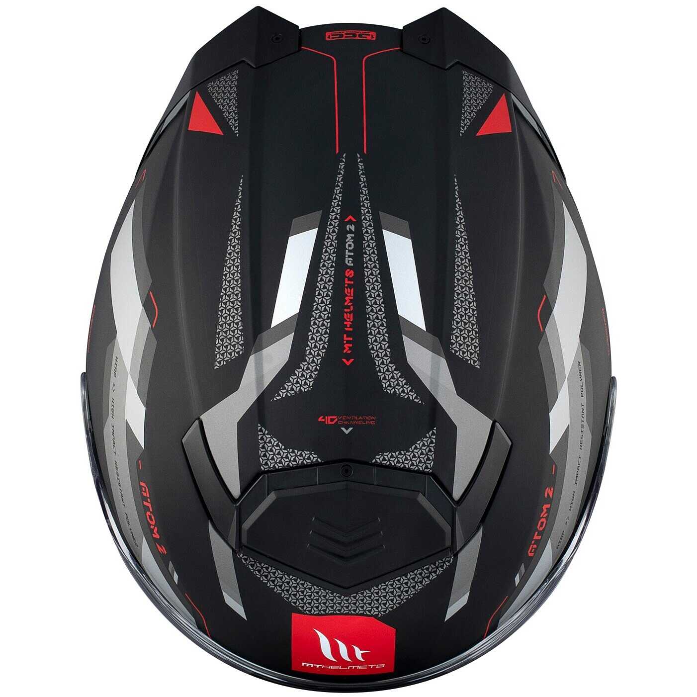 Modular Motorcycle Helmet P/J Mt Helmets ATOM 2 SV BAST D5 Matt For ...