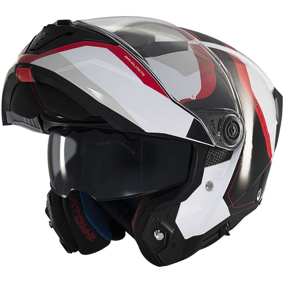 Modular Motorcycle Helmet P/J Mt Helmets ATOM 2 SV EMALLA B0 Matt For ...