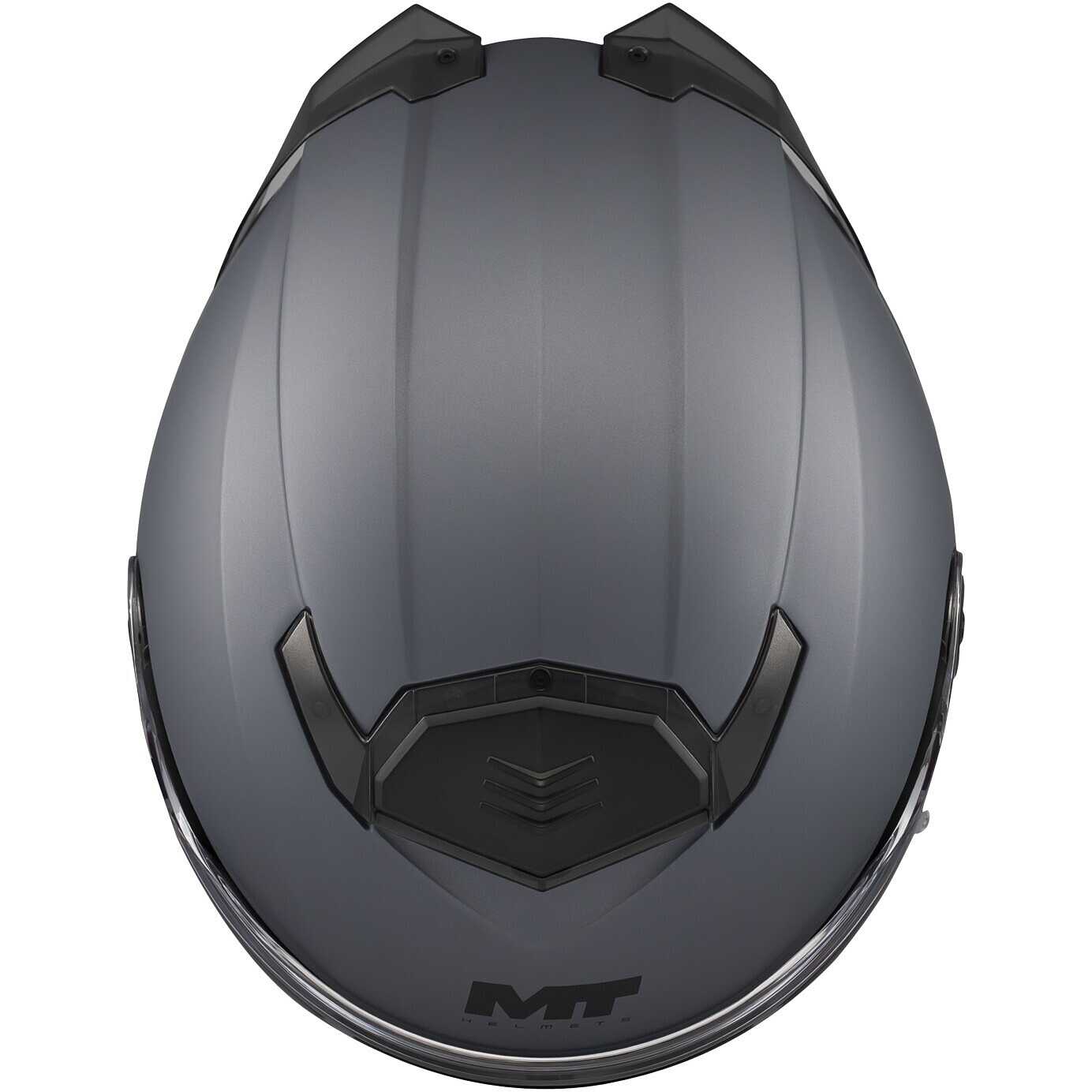 Modular Motorcycle Helmet P/J Mt Helmets ATOM 2 SV PURE A2 Matt Gray ...