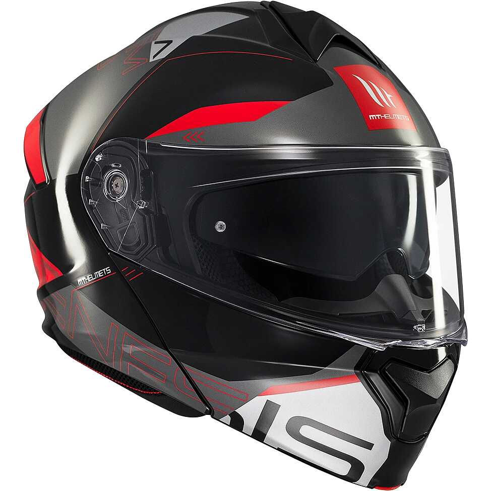 Modular Motorcycle Helmet P/J Mt Helmets GENESIS SV ATEMPO B15 Glossy ...