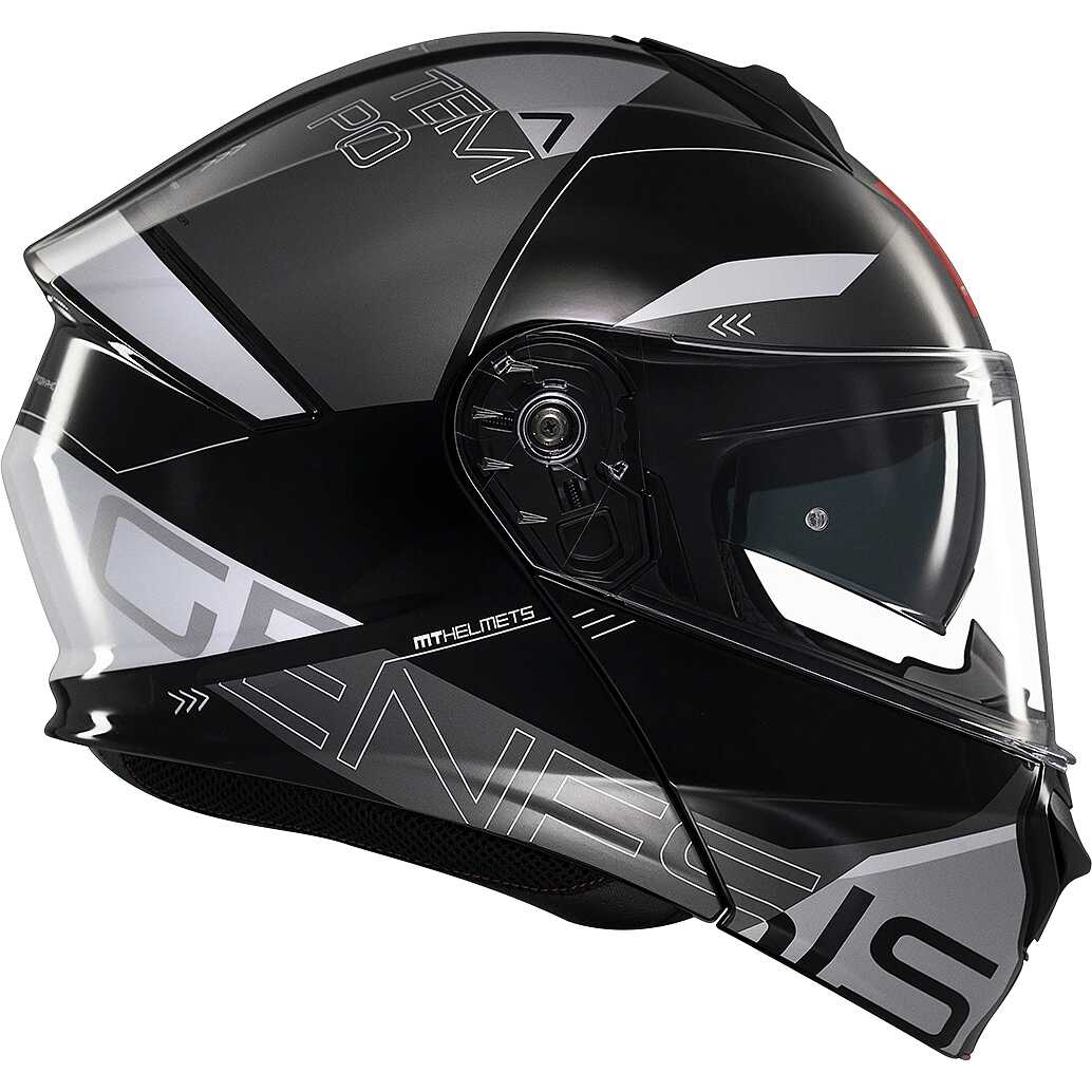 Modular Motorcycle Helmet P/J Mt Helmets GENESIS SV ATEMPO B2 Glossy ...