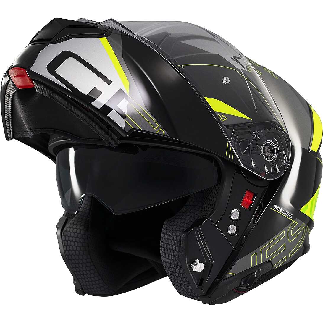 Modular Motorcycle Helmet P/J Mt Helmets GENESIS SV ATEMPO B3 Glossy ...