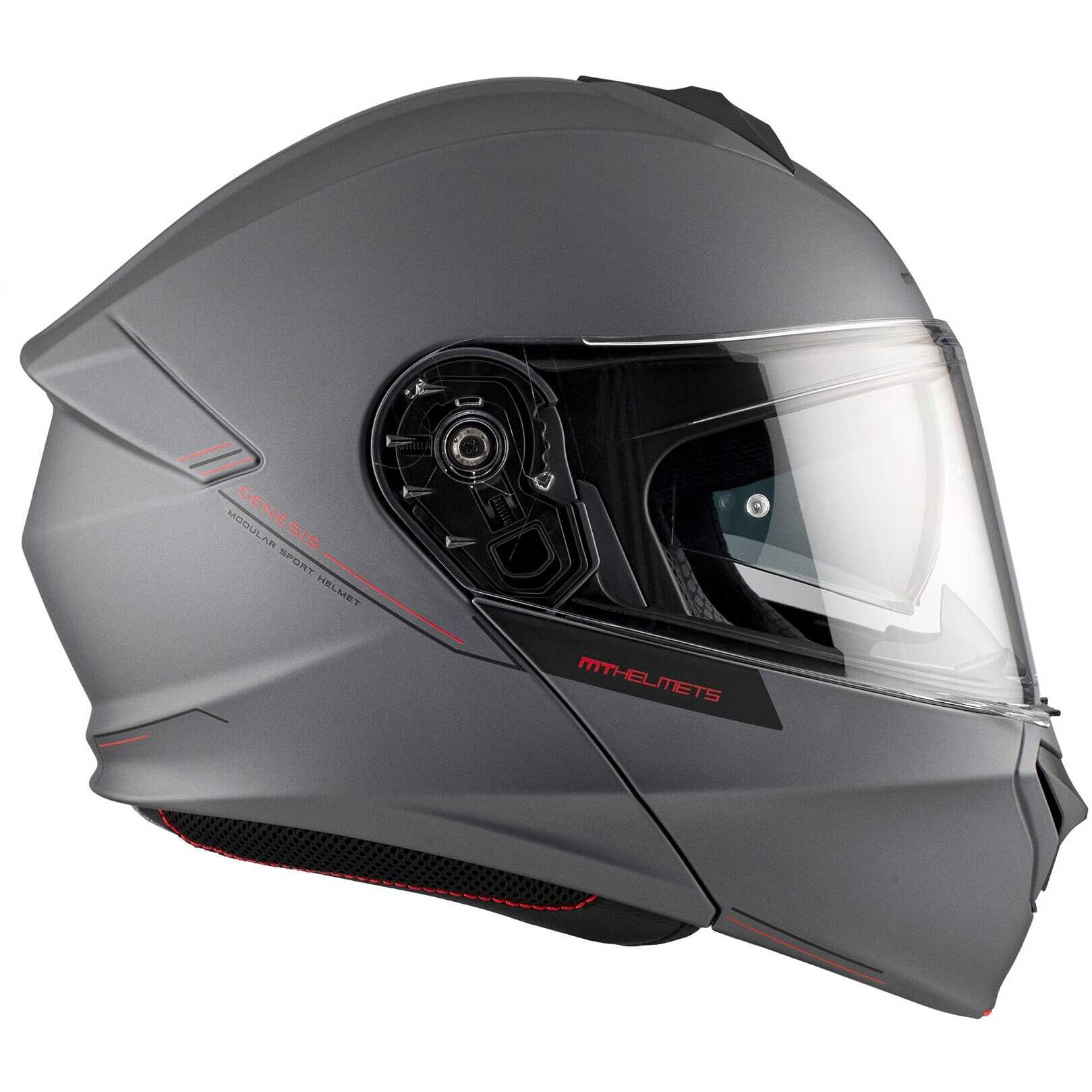 Modular Motorcycle Helmet P/J Mt Helmets GENESIS SV SOLID A2 Matt ...
