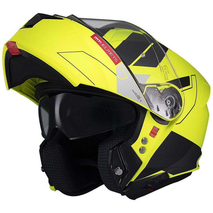 Modular Motorcycle Helmet P/J Mt Helmets GENESIS SV TALO C3 Matt For ...