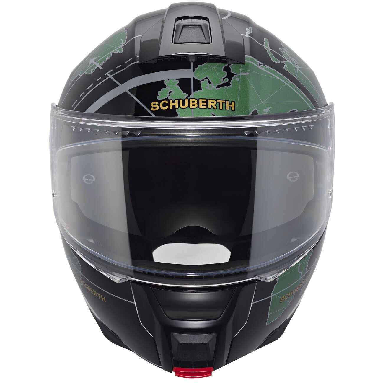 Modular Motorcycle Helmet P/J Schuberth C5 GLOBE Green For Sale Online ...