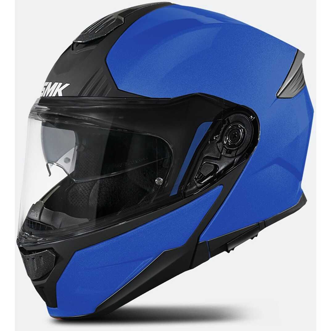 Modular Motorcycle Helmet P/J SMK Gullwing Solid MA500 Blue For Sale ...