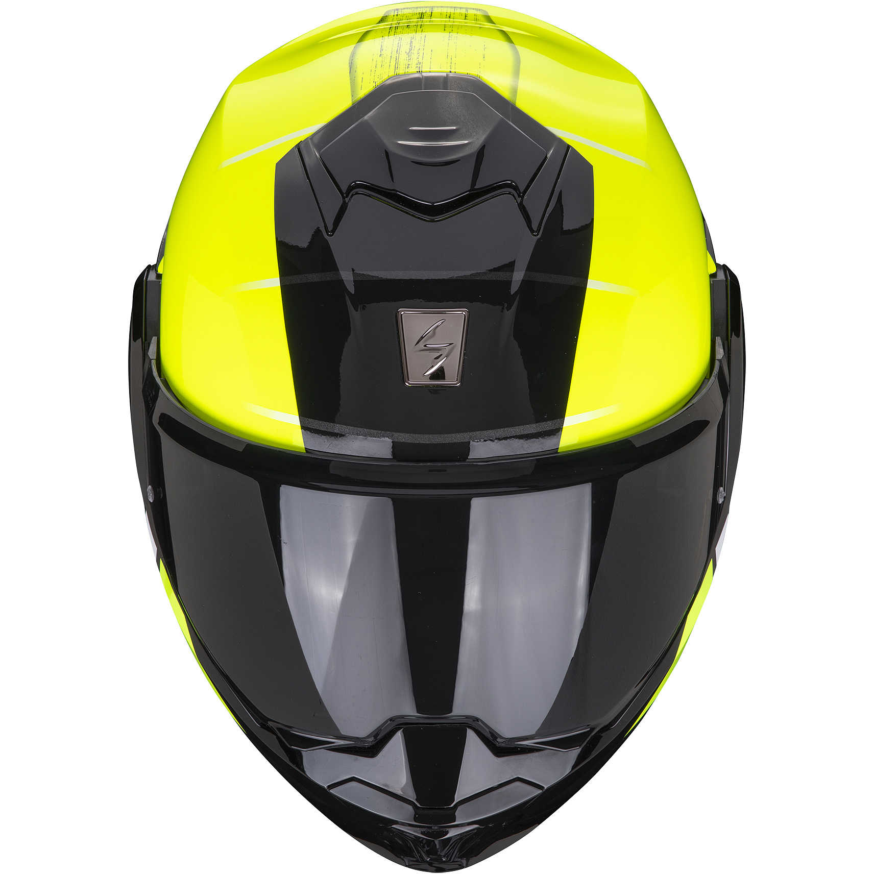 Modular Motorcycle Helmet Scorpion EXO-TECH PRIMUS Yellow Fluo Black ...