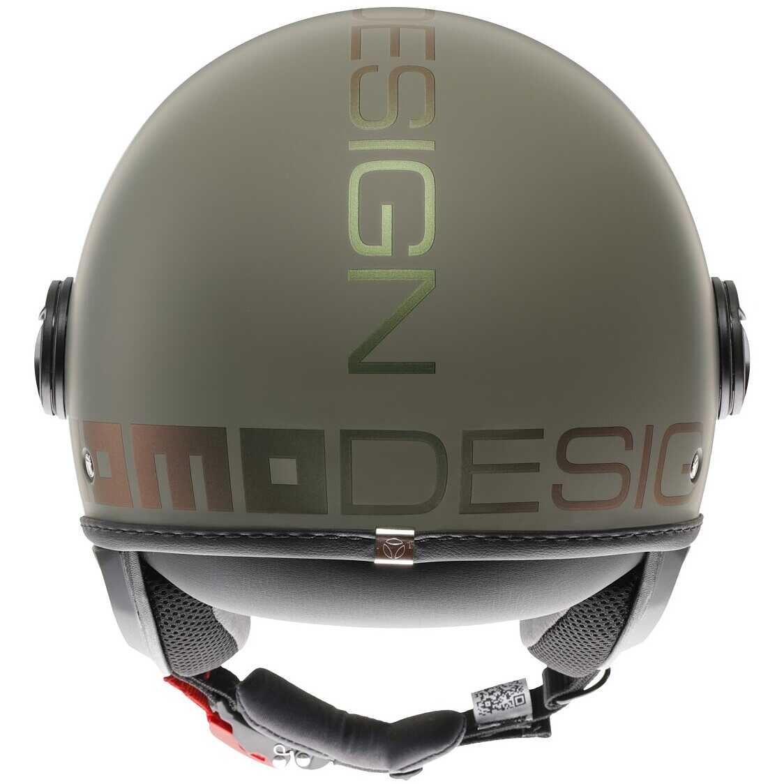 Momo Design FGTR CLASSIC Mono Flip Jet Motorcycle Helmet Matt Green ...