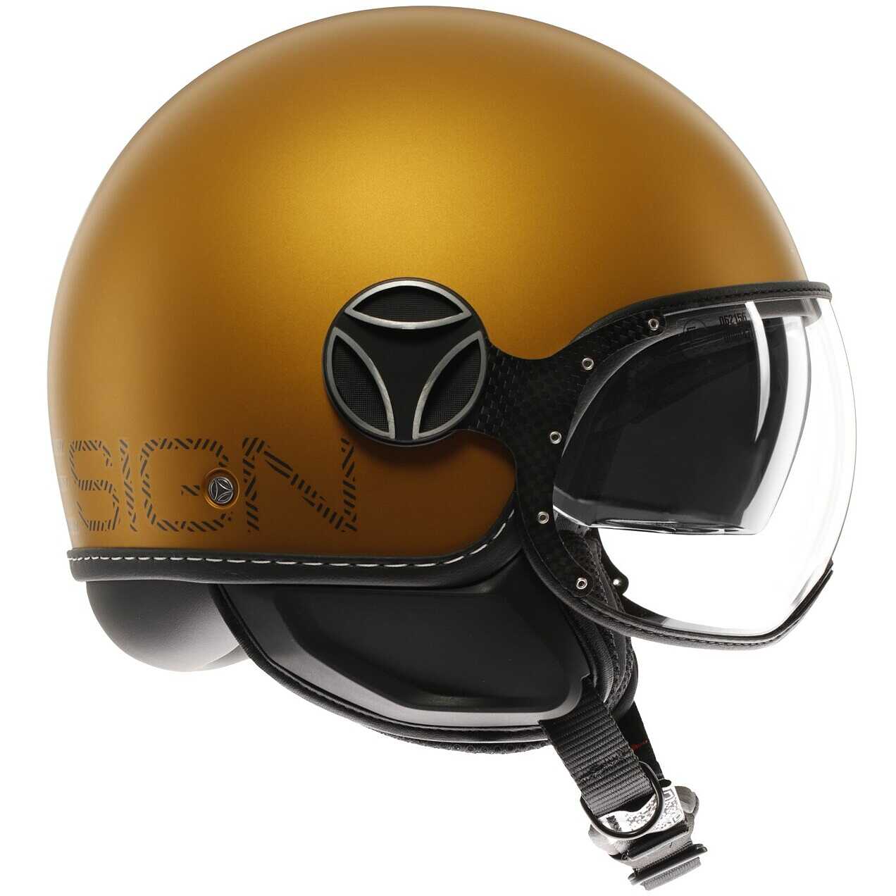 Momo Design FGTR EVO Hip Jet Motorcycle Helmet Ochre Grey For Sale ...