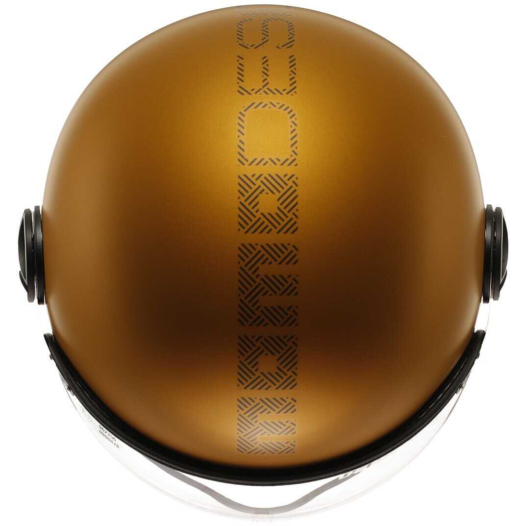 Momo Design FGTR EVO Hip Jet Motorcycle Helmet Ochre Grey For Sale ...