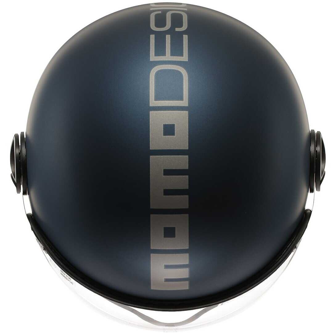 Momo Design FGTR EVO Mono Jet Motorcycle Helmet Avio Matt Silver For ...