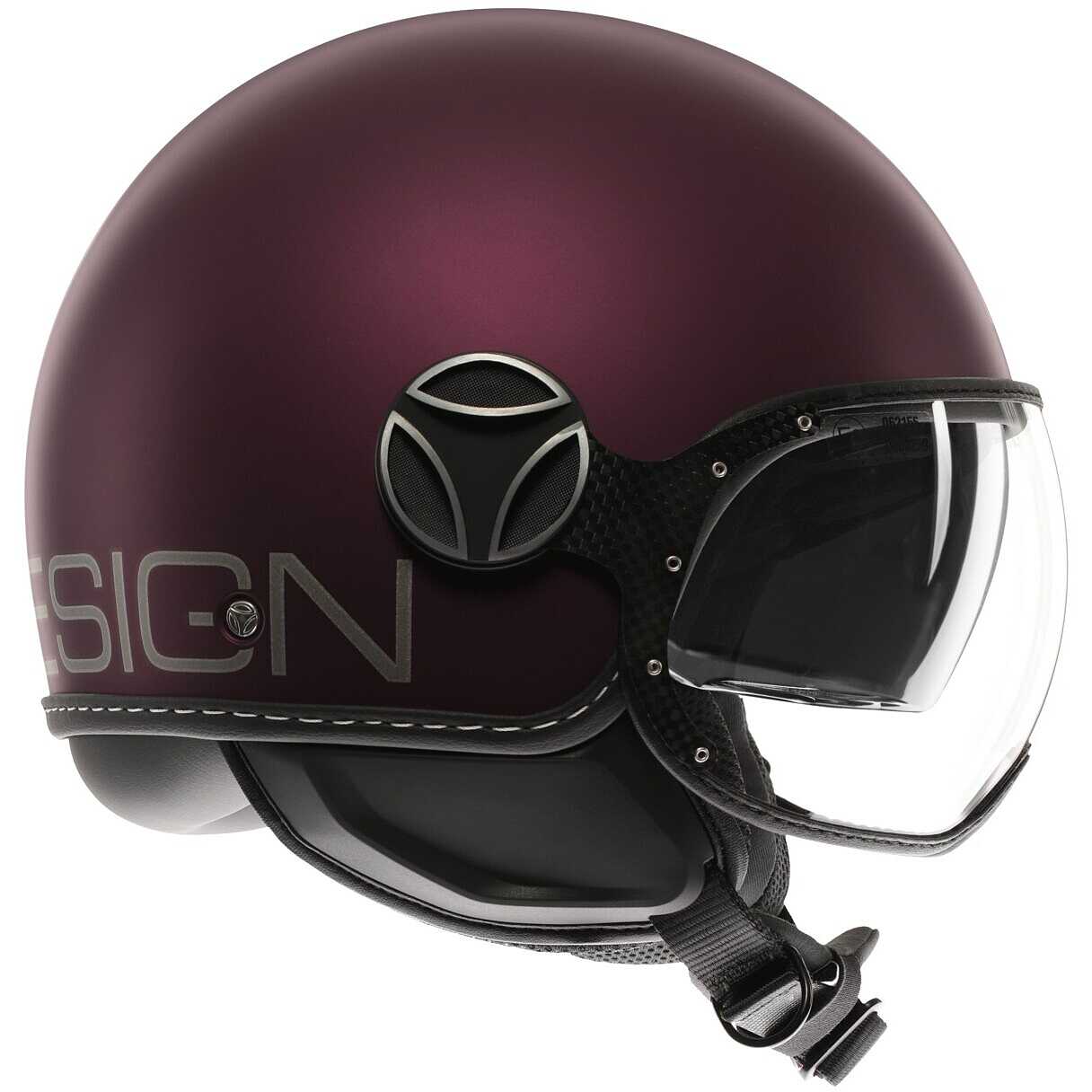 Momo Design FGTR EVO Mono Jet Motorradhelm Amarena Silber Online ...