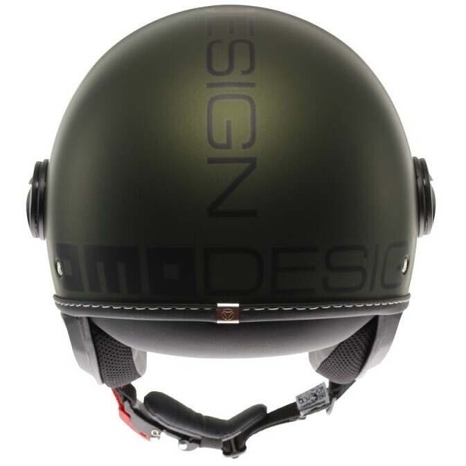 Momo Design FGTR EVO Motorcycle Jet Helmet Mono Green Matt Black For ...