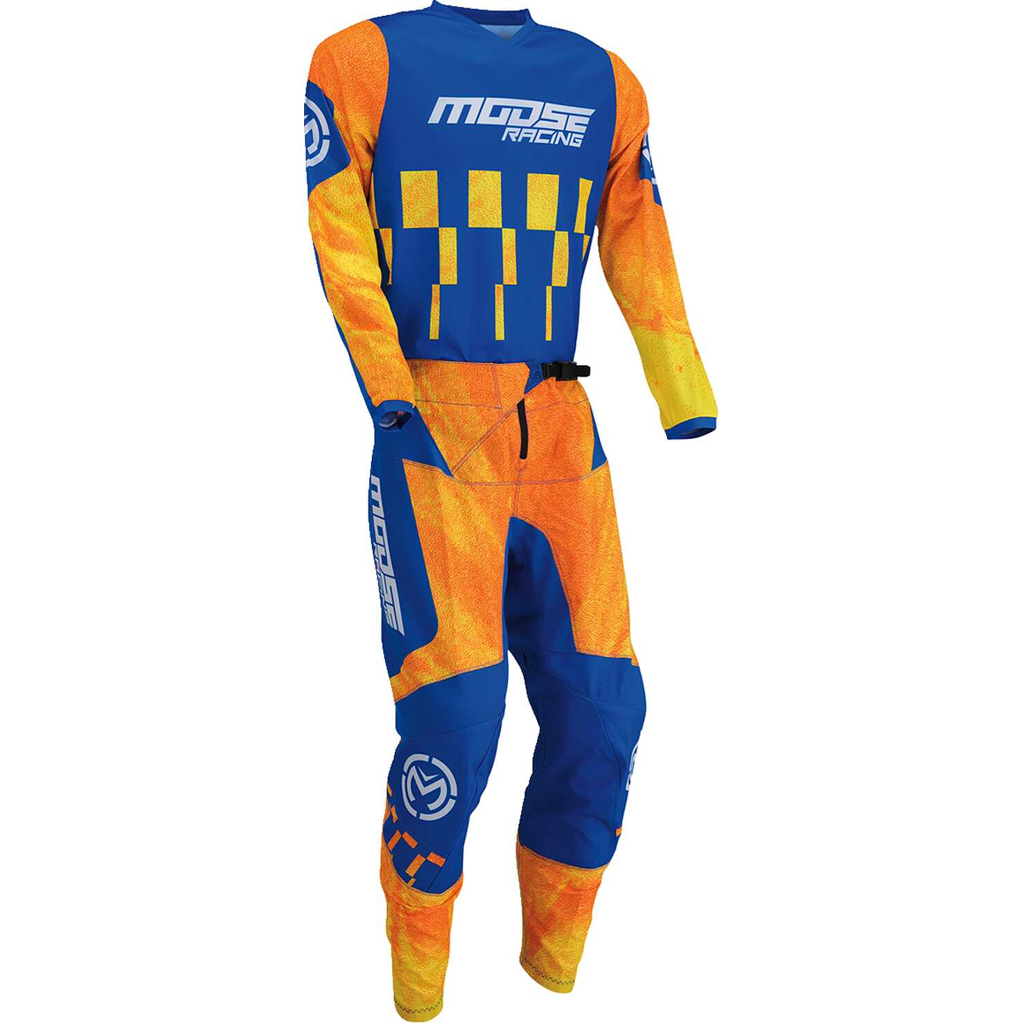 MOOSE RACING QUALIFIER Blue/Orange Moto Cross Pants For Sale Online ...