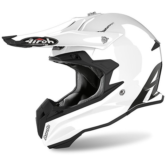 Moto Cross Enduro Helm Airoh Terminator Öffnen Vision Color Gloss White ...