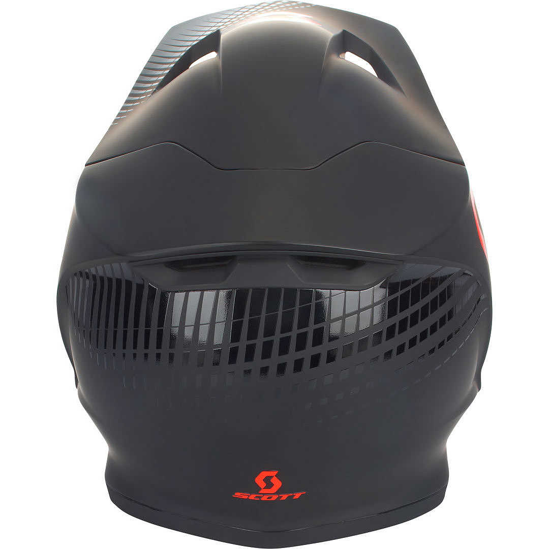 Moto Cross Enduro Helm Scott 550 HATCH Ece Schwarz Orange Online ...